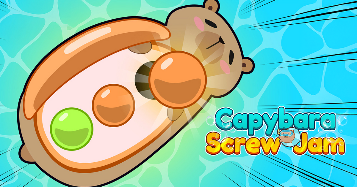Capybara Screw Jam - Jogo Online - Joga Agora | Jogojogar.com