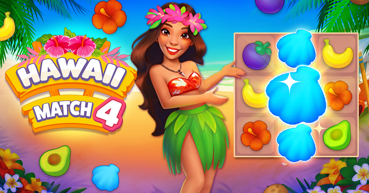 Hawaii Match 4 - Jogo Online - Joga Agora | Jogojogar.com